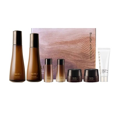 苏秘呼吸sum37弹力水乳套装补水紧致舒缓正品黑茶肽套盒送礼呼吸