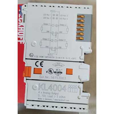 议价倍福BECKHOFF 4 通道模拟量输出端子模块 KL4004
