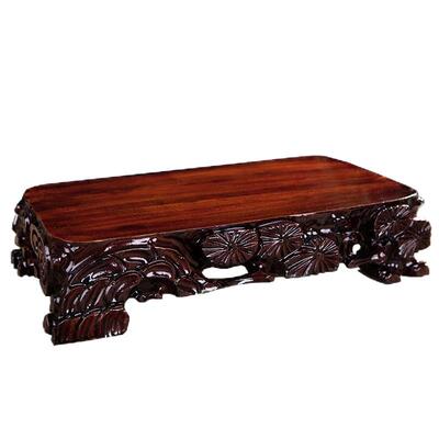 全实木底座结实不开裂老师傅雕刻