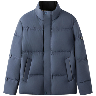 七匹狼厚款鹅绒短装羽绒服面包服