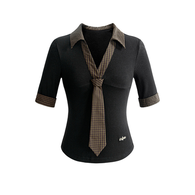 UNIFREEPLUS大码复古短袖T恤