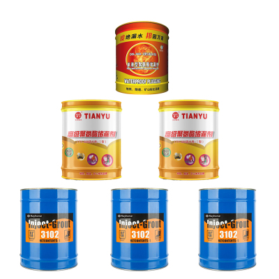 聚氨酯油性疏水注浆液堵漏防水胶