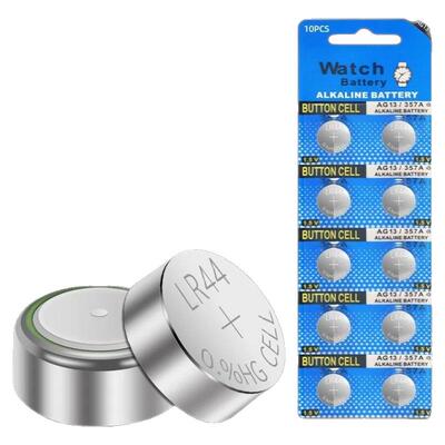 玉莲LR44纽扣电池LR41/AG3 LR1130钮扣电池电子手表玩具遥控器游标卡尺碱性小电池圆形1.5V