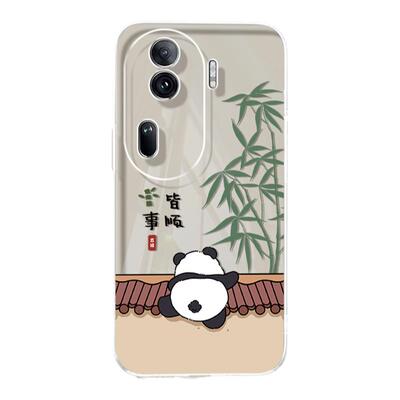 适用oppoReno11手机壳Reno11pro透明新款oppo5G硅胶保护套超薄opopreno防摔PJH110男PJJ女opp0pp0pporeno115