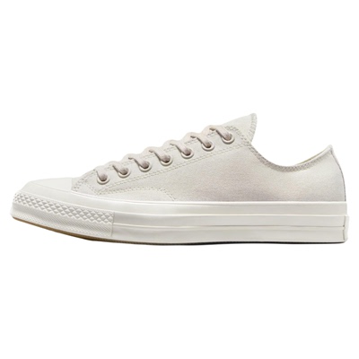 匡威男女低帮浅灰色休闲帆布鞋