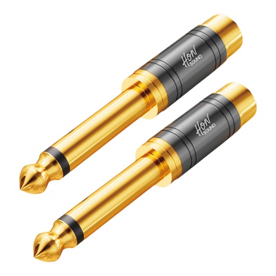 宏尚德6.5转莲花母头音频转接头