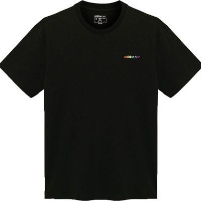 Adidas/阿迪达斯正品NEO 夏季新款男女休闲短袖T恤H65034