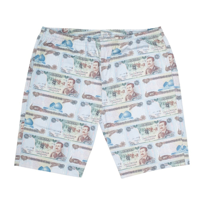 现货正品Fucking Awesome人像满印街头休闲抽绳松紧短裤运动裤男