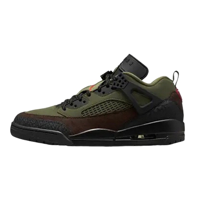 Nike耐克男鞋JORDAN SPIZIKE棕绿黑简版AJ4复古篮球鞋IH1782-200
