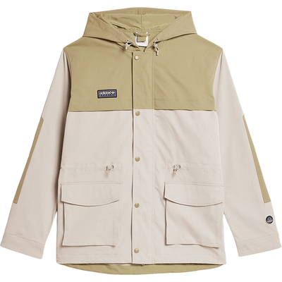 阿迪达斯男士户外防风连帽外套