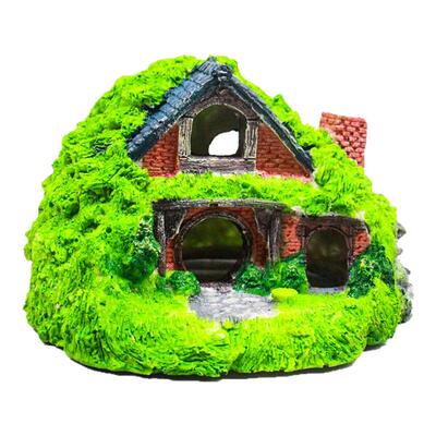鱼缸躲避屋造景装饰摆件霍比特房