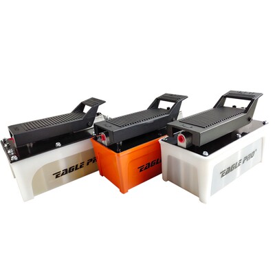 大梁校正仪易普气动液压脚踏泵脚踩油泵油管配件钣金修复举升工具