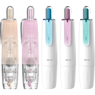 OVAL欧文按动旋转修正带笔式带芯