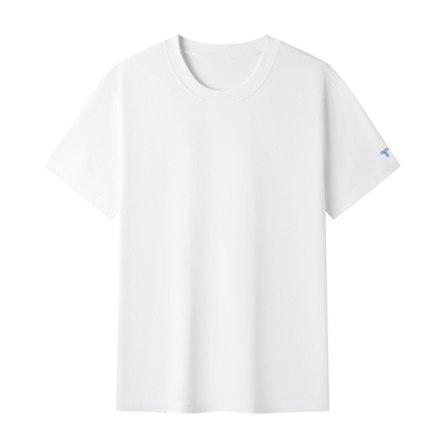 拇指白小T26春夏新款全棉短袖T恤圆领纯色体恤打底衫男士上衣女士