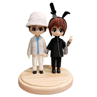 小众高级感软陶人偶定制礼物