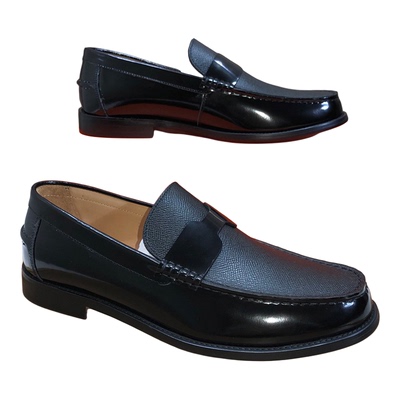 休闲皮鞋2026超火潮牌单鞋懒人鞋