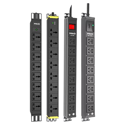 突破8位10a国标五孔防雷pdu机柜