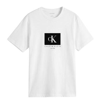 CalvinKlein男通勤印花短袖T恤
