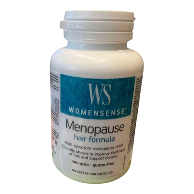 加拿大WS WomenSense更年期养发配方60粒生物素雌激素皮肤健康