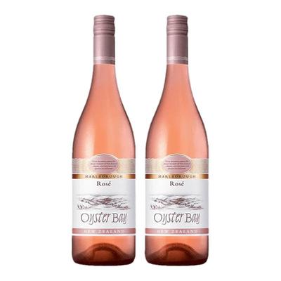 蚝湾Oyster Bay新西兰马尔堡原瓶进口桃红干红葡萄酒双支