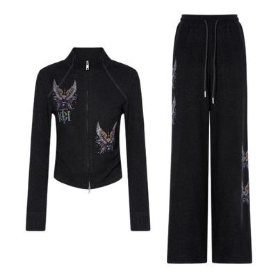 TCH私服烫钻轻奢25秋季新款慵懒风卫衣外套休闲裤套装T75C07E1037