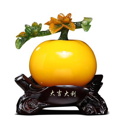 大吉大利橘子摆件客厅乔迁礼物
