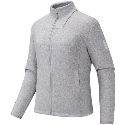 Polartec户外抓绒女加厚针织上衣