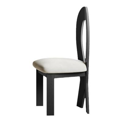 高端设计师复古风实木餐椅