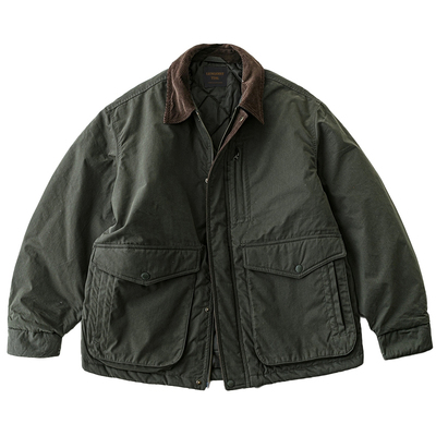 厚实棉衣防泼水防风多口袋棉服