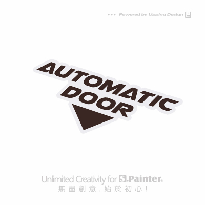 汽车电动门尾门按钮提示透明贴纸