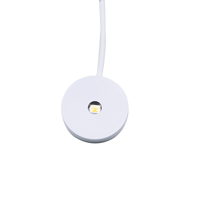 LED12V1W明装免开孔迷你超薄射灯展柜酒柜手办模型吸顶微型纽扣灯