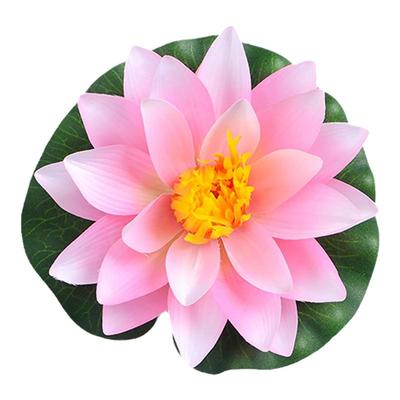 假睡莲仿真荷花荷叶绢布