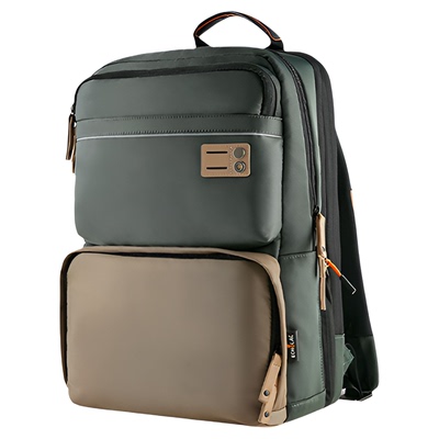 爱可乐通勤男士双肩背包扩容书包