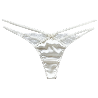 桑蚕丝无痕低腰性感超薄丁字裤
