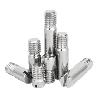 金超304不锈钢GB878一字槽外螺纹圆柱销定位销轴M2M2.5M35M6M8M10