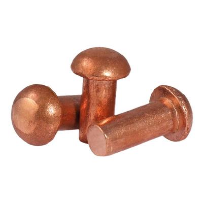 【回购王】紫铜圆头铆钉送货上门