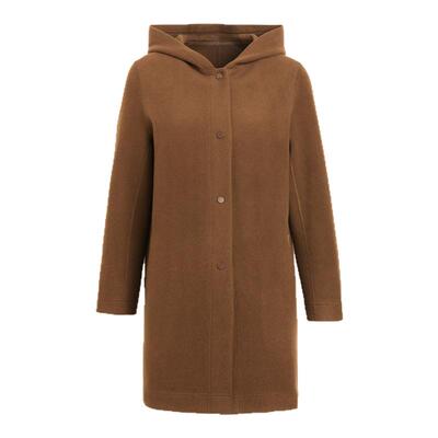 【2025冬款首降】乔万尼羊毛大衣连帽减龄设计气质高级感EM4A593