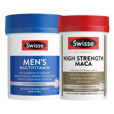 Swisse新男士复维+玛卡片