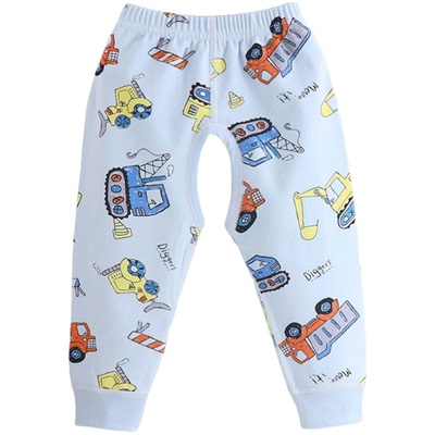 宝宝纯棉无骨秋裤开裆裤线裤