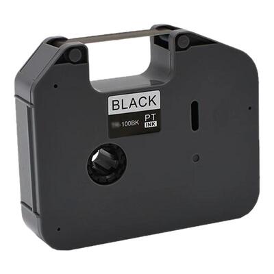 适用兄弟线号机PT-E800T/TK/850TKW打号码管套管黑字色带TR-100BK