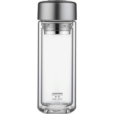 金灶明尊玻璃双层保温茶杯茶壶