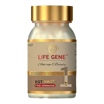 LIFEGENE麦角硫因ETG-NAD+PQQ+胶原蛋白肽胶囊口服美容内调亮白