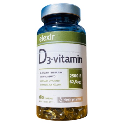 Elexir维生素D3软胶囊胆钙化醇