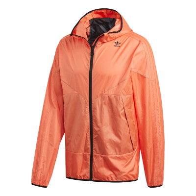 Adidas/阿迪达斯正品三叶草男子休闲运动连帽风衣外套EJ8521