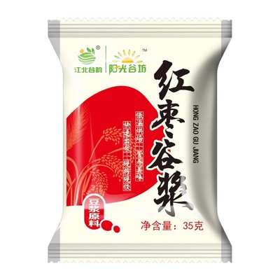 红枣口味五谷杂粮现磨豆浆料包