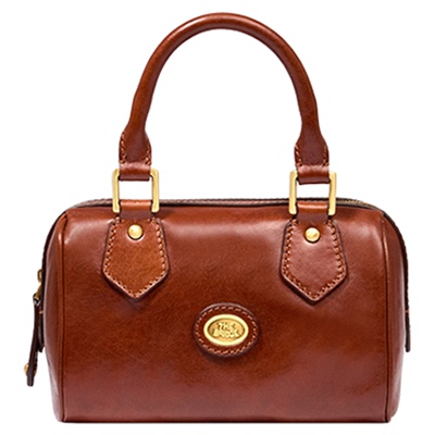 The Bridge/桥牌 Story Donna系列复古迷你手工牛皮保龄球包