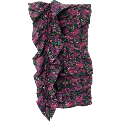 ROTATE Birger Christensen春夏女士花卉印花网布连衣裙