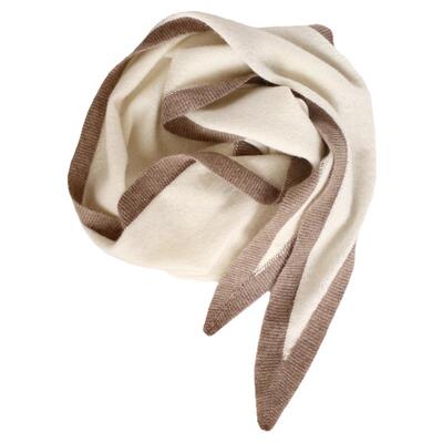 意式老钱风羊绒三角巾外搭小披肩