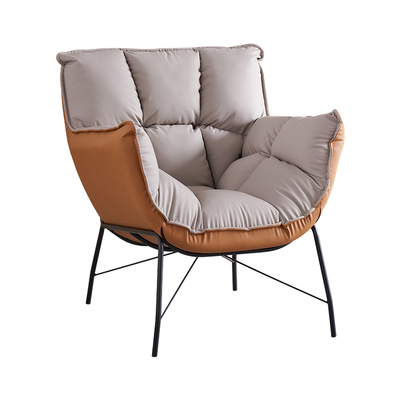 北欧沙发椅美甲客厅阳台久坐舒适洽谈简约美甲休闲小睡单人沙发椅