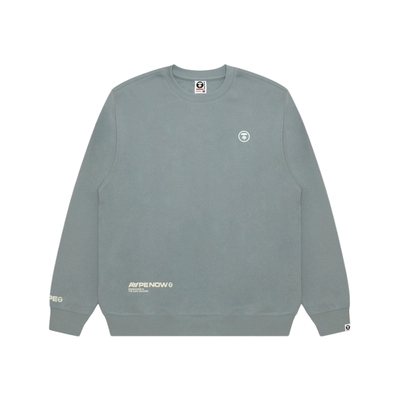 Aape小标徽章休闲简约圆领卫衣